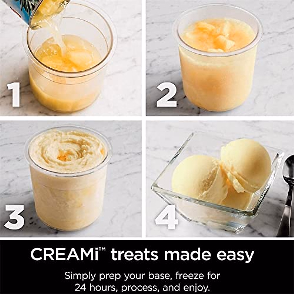 Ice Cream Pints Cups Reusable Ice Cream Pints Containers Kitchen Accessory with Lids for Ninja XSKPLID2CD, Compatible with NC299AMZ C300s Series to Ice Cream Mix Finished Products Storage (1PC Grey)