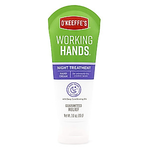 O'Keeffe's Night Treatment Combo Pack Including Working Hands Night Treatment Hand Cream, Healthy Feet Night Treatment Foot Cream and Lip Repair Night Treatment Lip Balm