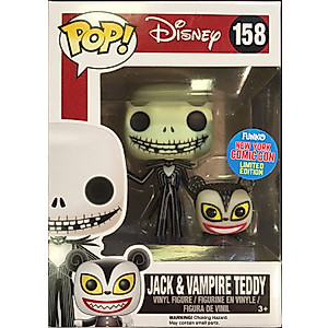 Funko Pop! Disney #158 Nightmare Before Christmas Jack Skellington & Vampire Teddy (NYCC 2015 Exclusive)