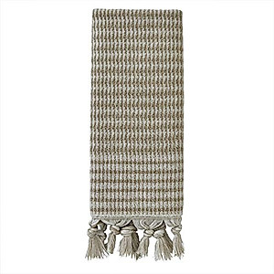 SKL Home Longborough 100% Turkish Cotton Hand Towel Set, 16x26, Tan