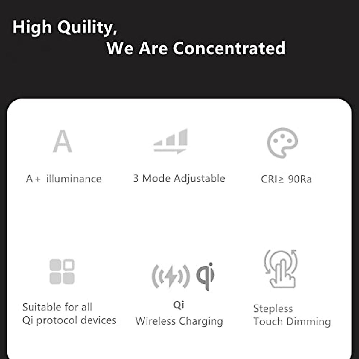 SGDSF 15W QI Quick Wireless Charger LED Desk Lamps Dimmable Eye Table Lamp Watch Charging for Home Office Light