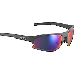 bollé BS003004 Bolt 2.0 Sport Bike Sunglasses, Titanium Matte - Volt+ Ultraviolet Cat 4