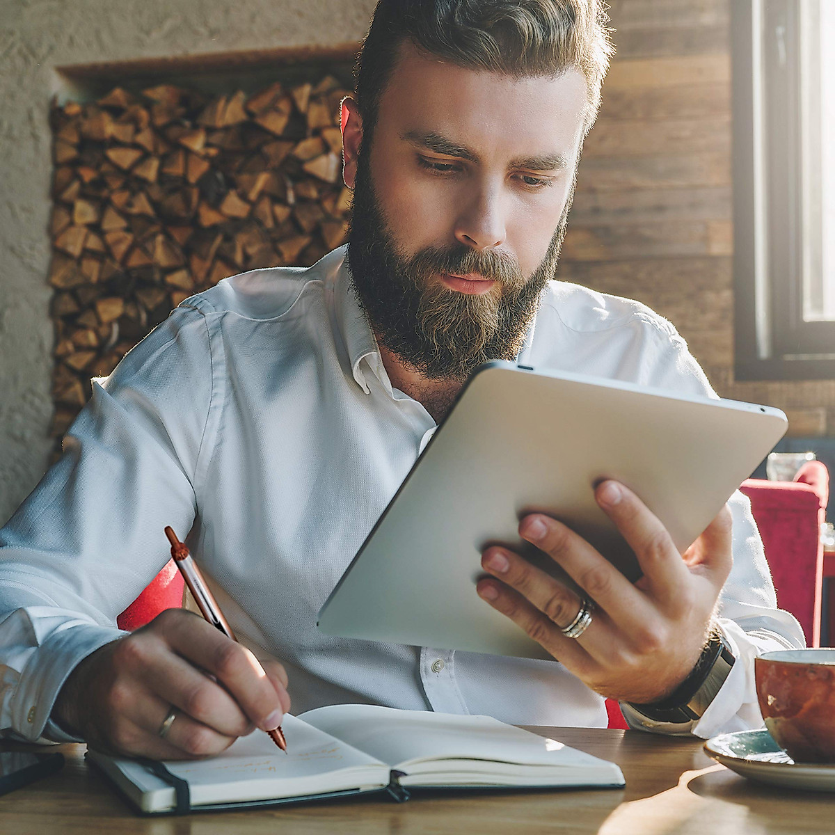 Pilot, Precise V5 RT Refillable & Retractable Rolling Ball Pens, Extra Fine Point 0.5 mm, Red, Pack of 8