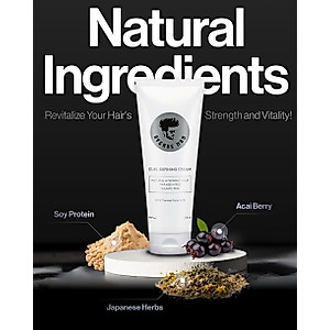 Avenue Man Curl Defining Cream - improved Formula- Natural & Flexible Hold with Herbal Extracts for All Hair Types - Paraben Free & Sulfate Free