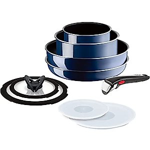 ティファール(T-fal) Ingenio Neo Pot and Pan Set, 9点セット, blue