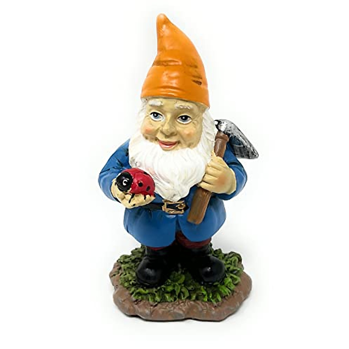 Nature's Mark 4 Gardener Gnomes Set Resin Statue Figurine Home Decorative Accent Statue Décor (4" H)
