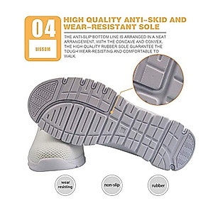 Jeiento Plum Bossom Tennis Shoes Sneakers Fashion Trainers Lightweight Gym Running Comfortable Walking Shoe,Blue