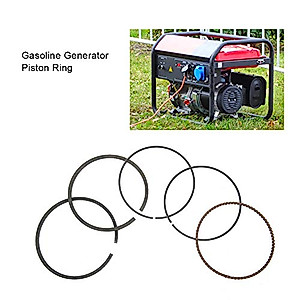 Garden Supplies 2 Set Gasoline Engine Generator Piston Replacement Parts Gasoline Generator Accessories(RvSky)