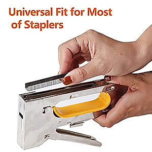 SITLDY Heavy Duty T50 Stainless Steel Staples 1000-Count 3 Sizes for Staple Gun, Includes: 5/16", 3/8", 1/2" Assortment, Combo kit (1000)