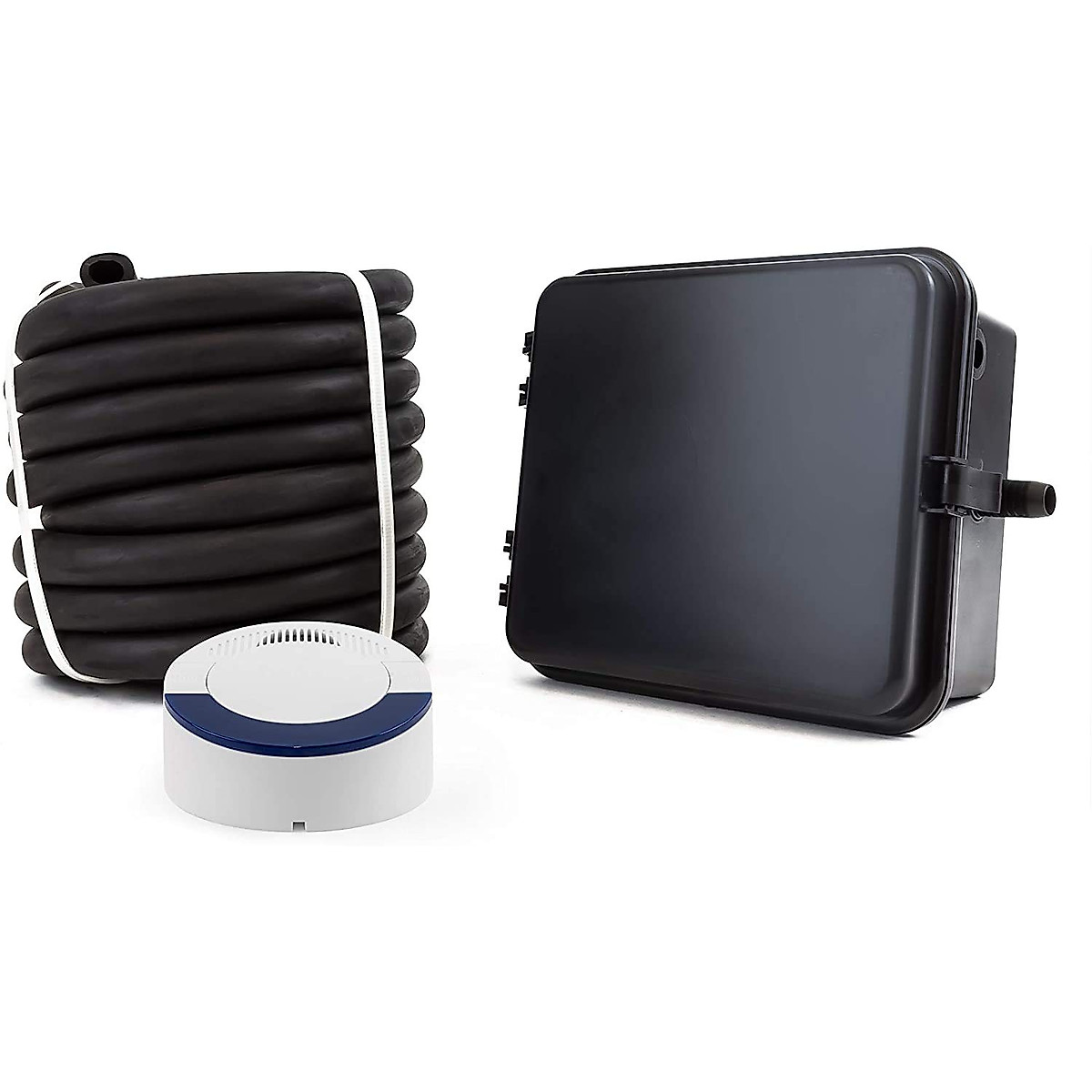 Dakota Alert Driveway Alarm System - DCRH-4000 with One Mile Wireless Range- DCR-4000 Receiver & DCHT-4000 Transmitter Box with 25' Rubber Hose, Drive Thru Sensor & Signal