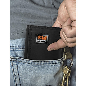 Timberland PRO Men's Cordura Nylon RFID Trifold Wallet with ID Window