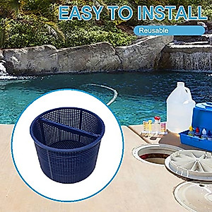 Pool Skimmer Basket Replacement Part for Hayward SPX1082CA & Aladdin B-152, fit Select Hayward Automatic Skimmers SP1082 SP1083 SP1084 1085 1086 SP1075 1075T 1076 1077 - Blue