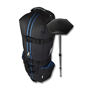 New CaddyDaddy Golf Constrictor with North Pole Club Protector Golf Bag Travel Cover, Black/Navy…