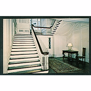 Hildene Historic Home Robert Todd Lincoln Main Staircase Vintage Postcard
