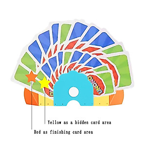 Playing Card Holder 4PCS Hands-Free Playing Card Holder for Kids and Adults, Cards Game Holder for Poker Parties, Family Card Game Nights…