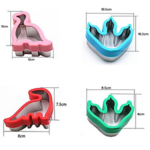 Dinosaur Dragon Cookie Cutters，Sandwich Cutter，Sandwich Cutter for Kids，Metal Biscuit Cutter Set，Fruit and vegetable cutting die（13Pcs/Cookie Cutter)