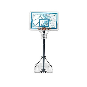 Lifetime 1301 Pool Side Basketball System, 44 Inch Backboard
