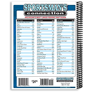 Michigan's Best Lakes Fishing Maps Guide Book