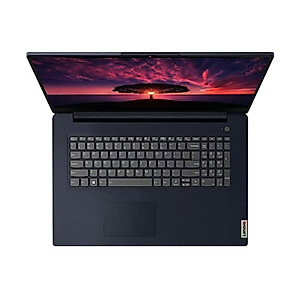 New Lenovo IdeaPad 3 Business Laptop, 17.3" HD Display, AMD Ryzen 5 5500U, Windows 11 Pro, 12GB RAM, 512GB SSD, Fingerprint, 32GB Durlyfish USB Card
