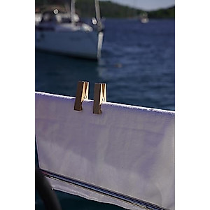 tuuli Wooden Pegs Large Wooden Pegs Clothes Pegs for Beach Towel Beach Lounger Yacht Pram Laundry Accessories - 2