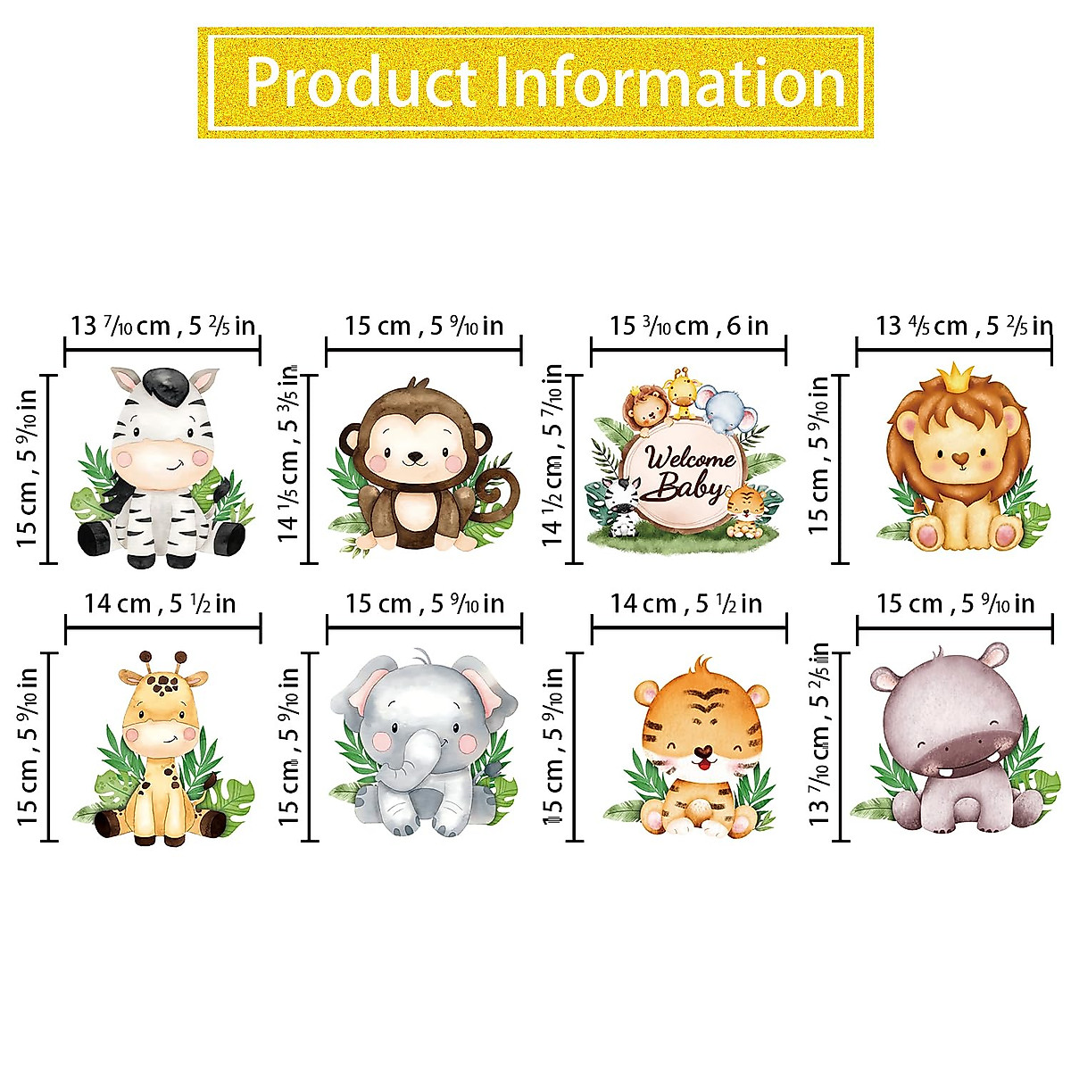 Jungle Baby Shower Decorations, A Wild One Is On The Way Banner, Safari Baby Shower Decorations, Safari Baby Shower Decorations for Boy And Girl, Jungle Theme Baby Shower Decor