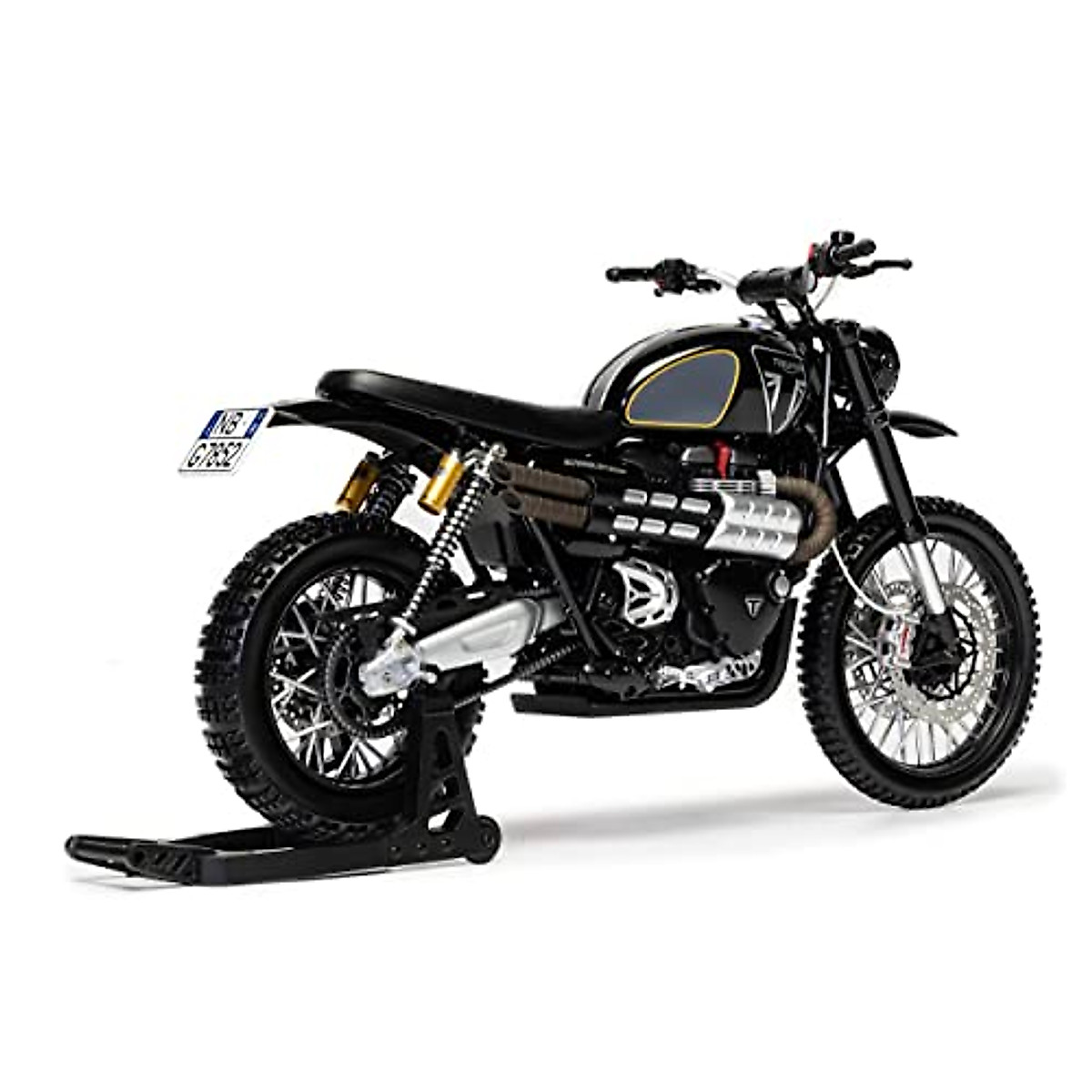 Corgi Diecast James Bond 'No Time to Die' Triumph Scrambler 1200 1:12 Motorcycle Display Model CC08401