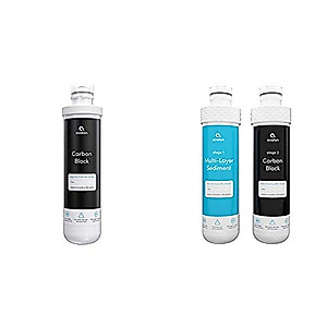 Avalon A4FILTER, NSF Certified Single Stage Filter & AVALONFILTER 2 Stage Replacement Filters Branded Bottleless Water Coolers NSF Certified, 2 Count (Pack of 1), White