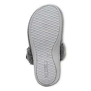 Vionic Adjustable Slipper with Orthotic Arch Support - Ind Charcoal - 7 Medium