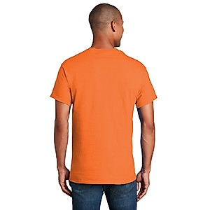 Gildan Men's G2000 Ultra Cotton Adult T-shirt, Safety Orange, Large