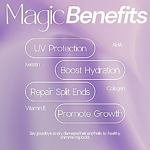 SIMPLY SMOOTH Xtend Keratin Magic Potion Conditioner Daily Conditioner Restore & Repair Dry, Damaged, Depleted Hair Hydrate & Create Soft, Healthy Hair For All Hair Types 8.5 Fl Oz