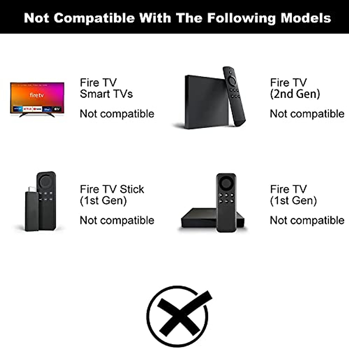 Replacement New Voice Remote (3rd GEN) Compatible Fire TV Stick (2nd Gen, 3rd Gen, Lite, 4K) Fire TV Cube (1st Gen and Later) and Fire TV (3rd Gen)