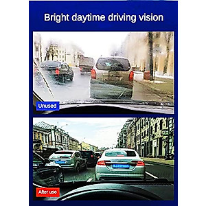 EMSUM Auto Glass Oil Film Remover, Glass Cleaner, Strong Decomposition of Glass Oil Film, Remove Dirt, Water Stains. Suitable for (windshields, Mirrors, car Windows and Household Glass Products)