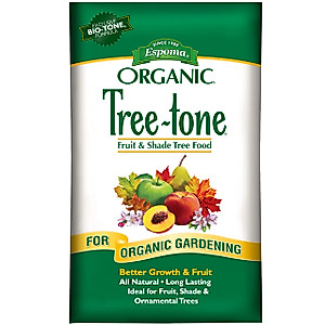 Espoma Organic Tree-Tone 6-3-2 Natural & Organic Fertilizer and Plant Food; 36 lb. Bag; Organic Fertilizer for All Trees. Use for Fruit Trees Like Peach & Apple Trees and All Shade Trees