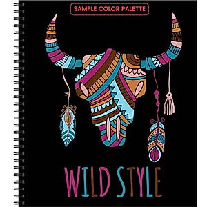 Color & Frame - Painted Deserts (Adult Coloring Book)