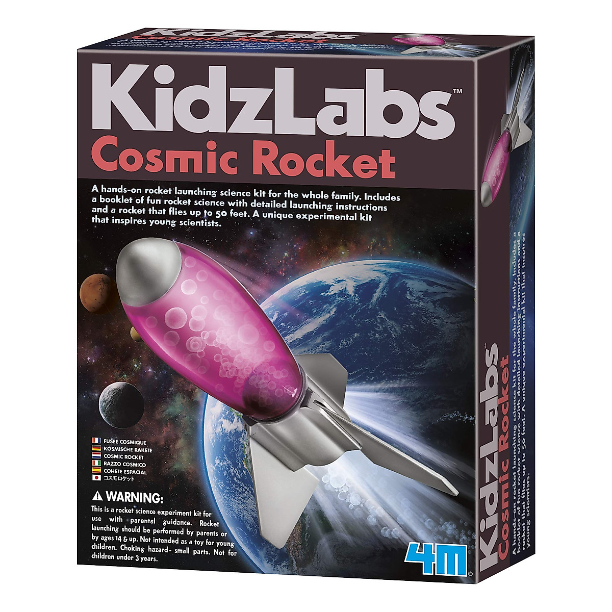 4M Cosmic Rocket Kit, Multi-Colored, One Size