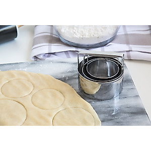 Fox Run Biscuit Cutter Set, 3-Piece