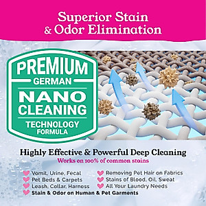 Biidey Pet Odor Stain Laundry Sheets and Eye Care Bundle - Laundry Detergent Sheets, Pet Hair Odor Eliminator Stain Remover, Dog Cat Eye Wash Wipes Tear Stain Remover