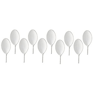 Restaurantware 4 Inch Porcelain Tasting Spoons 10 Fish Shape Porcelain Spoons - Microwave-Safe Oven-Safe White Porcelain White Tasting Spoons Chip-Resistant For Tastings Or Individual Portions