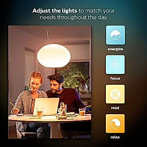 Philips Hue Flourish White & Color Ambiance Smart Pendant Lamp, Compatible with Alexa (Requires Hue Hub)