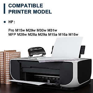 48A Black Toner Cartridge 4-Pack Replacement for CF248A 48A Used for Pro M15w M29w M30w M31w MFP M28w M28a M29a M15a M16a M16w Printer