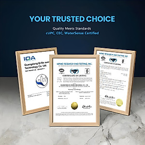 EMBATHER Black Shower Faucets Sets - Overhead Rain Head Shower System with 8-Mode High Pressure Handheld Complete Combo and Mixer Valve Trim Kit - 3-Way Rainfall Shower Fixture for Luxury Bathroom