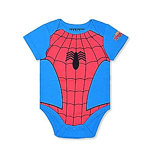 Marvel Avengers Boys’ Bodysuit and Jogger Set for Newborn and Infant –Blue/Navy/Red/Green/Black/Grey