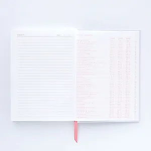 Designworks Ink Vintage Sass A5 Hardcover Notebook Journal, Design: Smart, Colour: White, 14.6cm x 21.6cm, JB86-1094EU. 240 Lined Pages. Soy Based Ink.