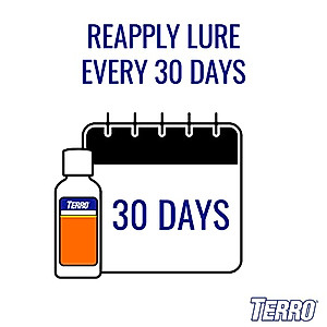 TERRO T3220 Refillable Spider & Insect Trap Attracts Pests with Hydro-tech Lure – Includes 2 Traps & 8 Glue Boards , Brown