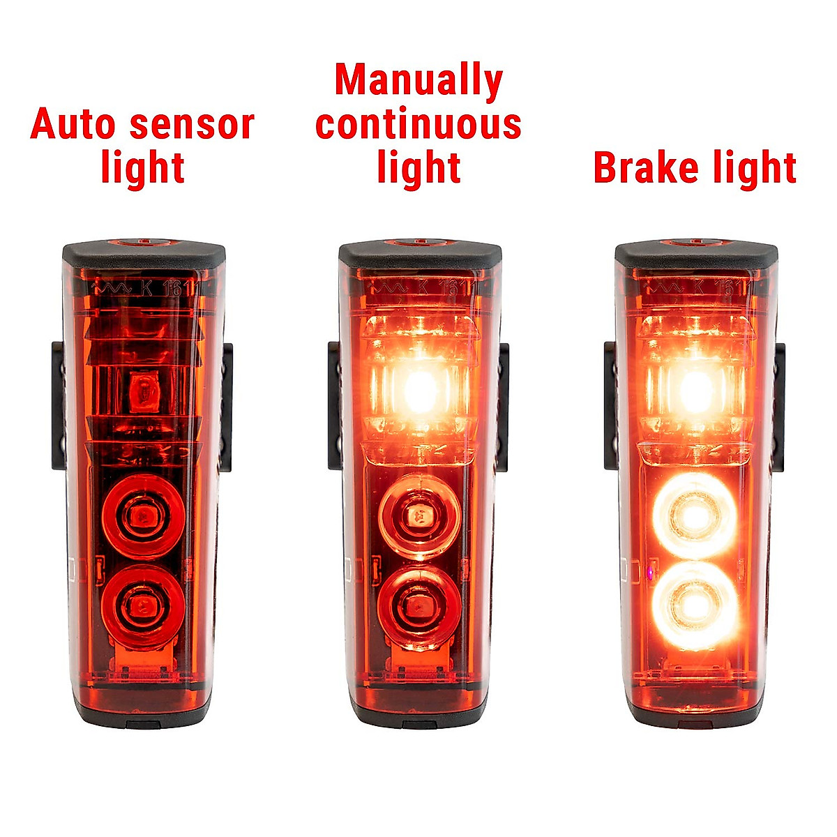 SIGMA Sport Blaze LED Bicycle Light Battery Rear Light with Brake Light German Road Traffic Act StVZO Approved