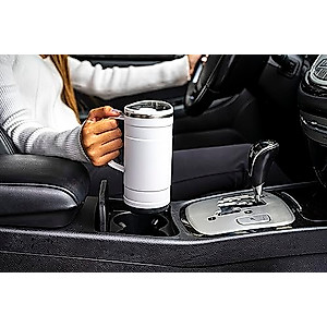 Pelican Hydration Pelican Ridge™ 18 oz Vacuum Insulated Tumbler - Recycled Stainless Steel Double Wall Travel with Dual Lid, Powder Coated Insulated Coffee Mug For Hot Cold Drinks, Jet Black