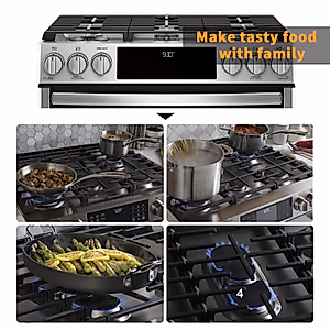 WB31X27150 Stove Grate Replacement for GE Stove Parts, JXGRATE1 WB31X24737 Center Grate for General Electric Gas Range Parts Surface Burner Grate GE Cast Iron Rack 1 Pack