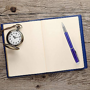 Rollerball Pen - 2 Pack of Ballpoint Ball Pen for Men Women Executive Business Office School Use,Executive Nice Pens for Business Birthday Gift with Gift Box,2 extra 0.5 mm refill (Black and Blue)