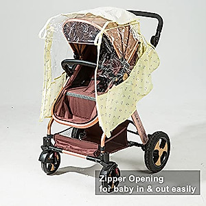 Stroller rain Cover Universal, Stroller Cover for Protection, Stroller Weather Shield;