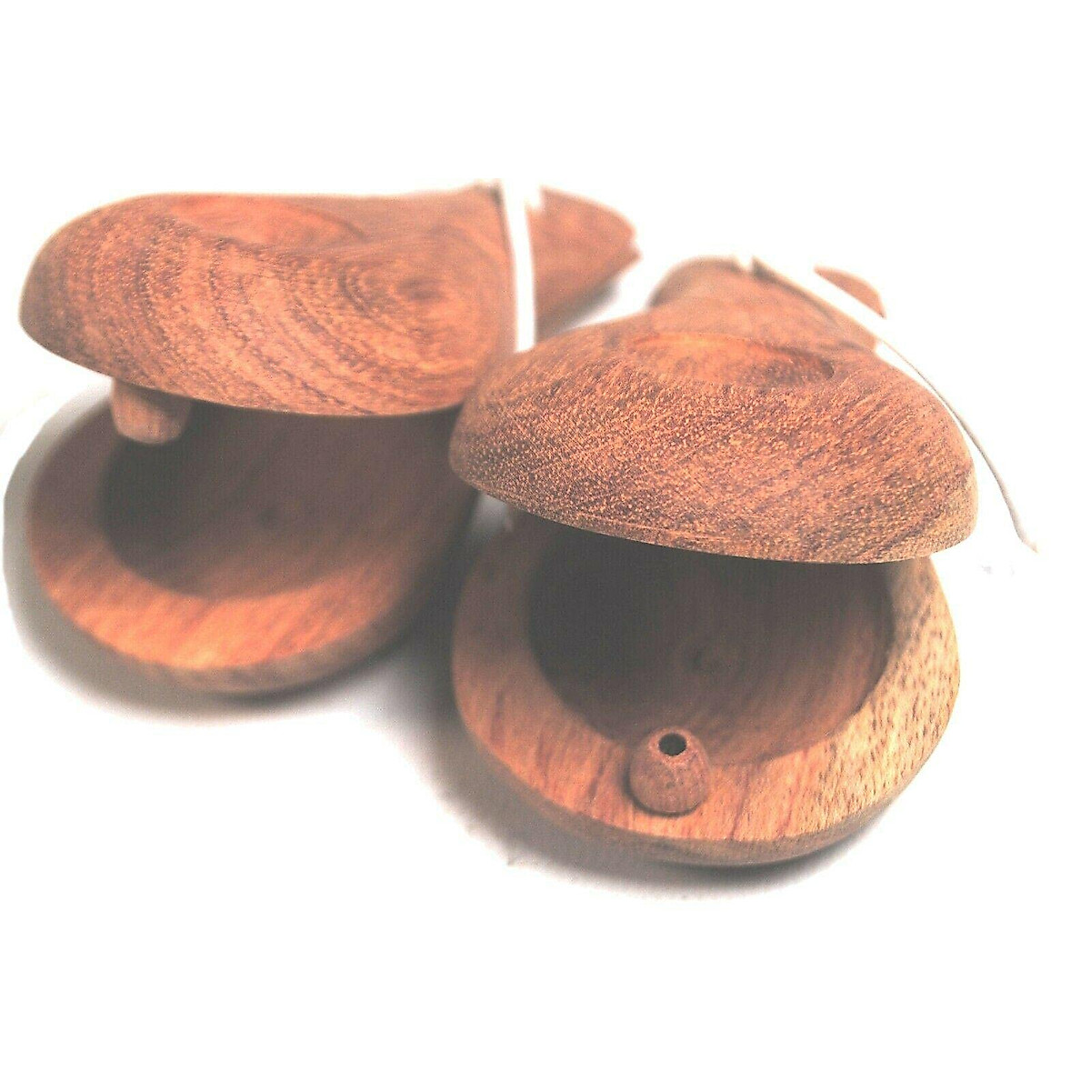 Pair of Traditional Wooden Spanish Flamenco Castanets made from Rosewood